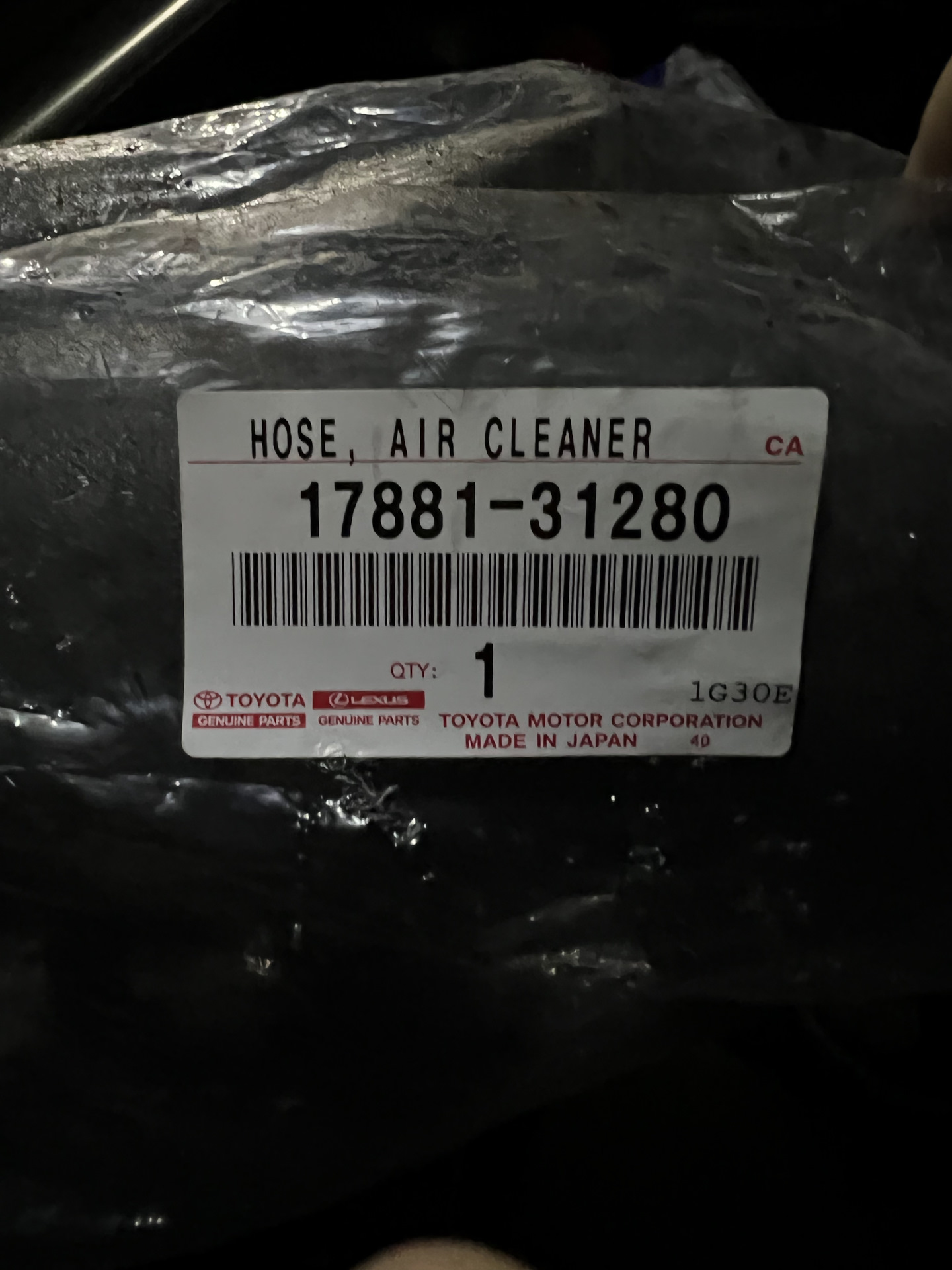 Патрубок Воздухозаборника 3.5 — Lexus IS III, 3,5 л, 2014 года ...