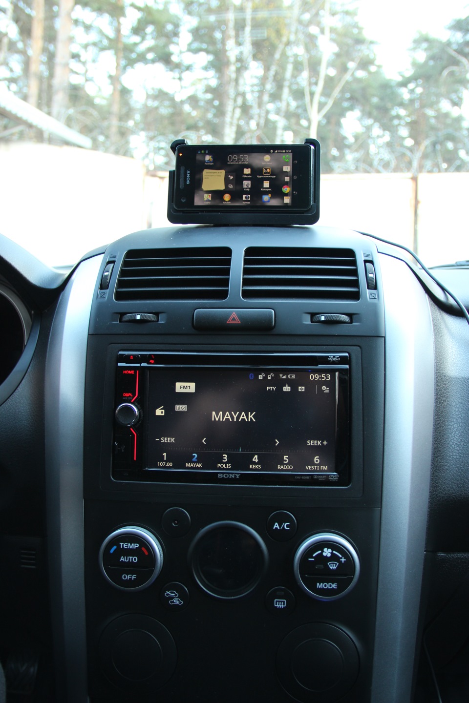 Магнитола. — Suzuki Grand Vitara (2G), 1,6 л, 2013 года | автозвук | DRIVE2