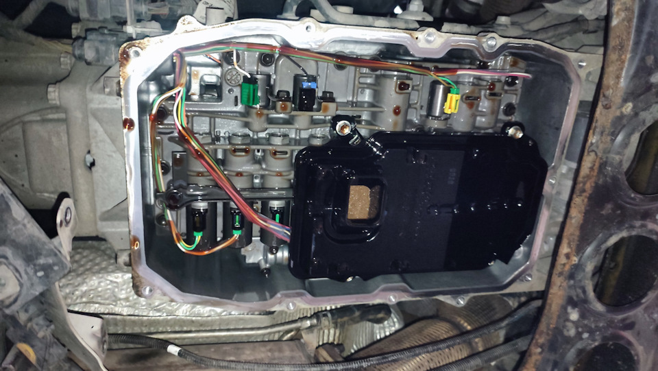 Прошивка коробки передач, адаптация и первая замена масла на 110 т.км ...