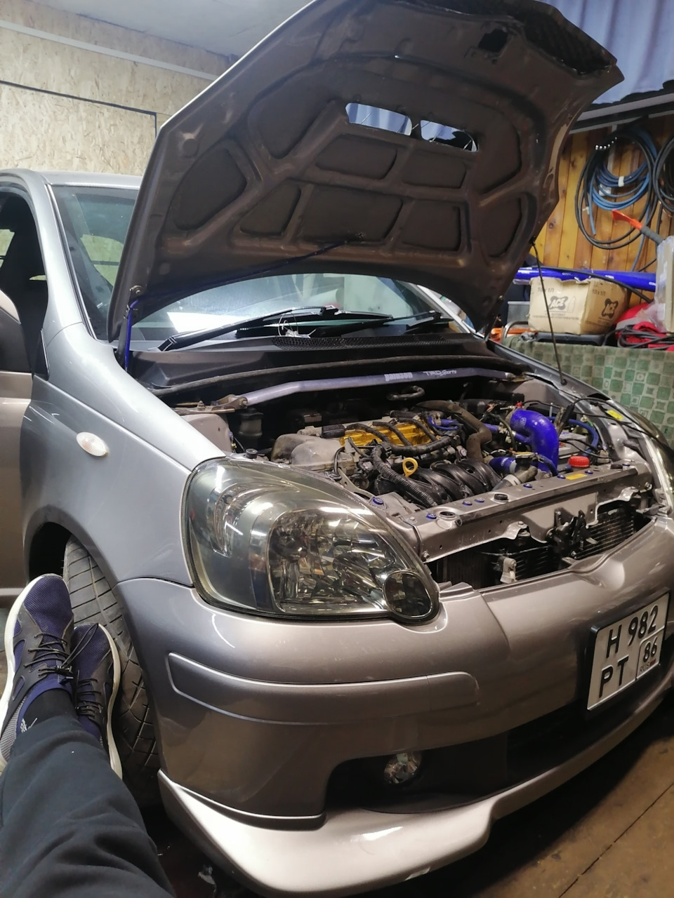 Тизер 😎😎😎 — Toyota Vitz (10), 1,5 л, 2002 года | тюнинг | DRIVE2