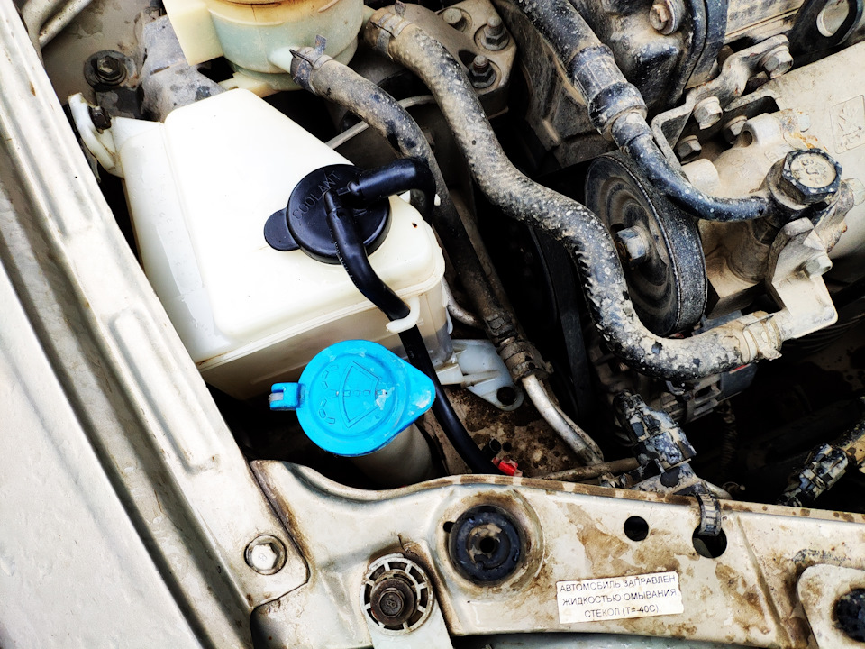 Крышка расширительного бачка — Hyundai Accent (2G), 1,5 л, 2008 года ...