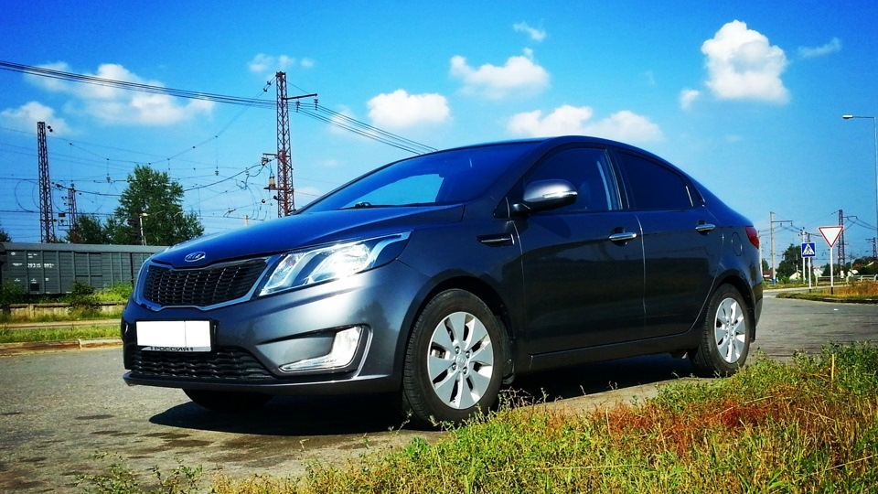 Аналог заднего брызговика на Киа Рио — KIA Rio (3G), 1,6 л, 2012 года ...