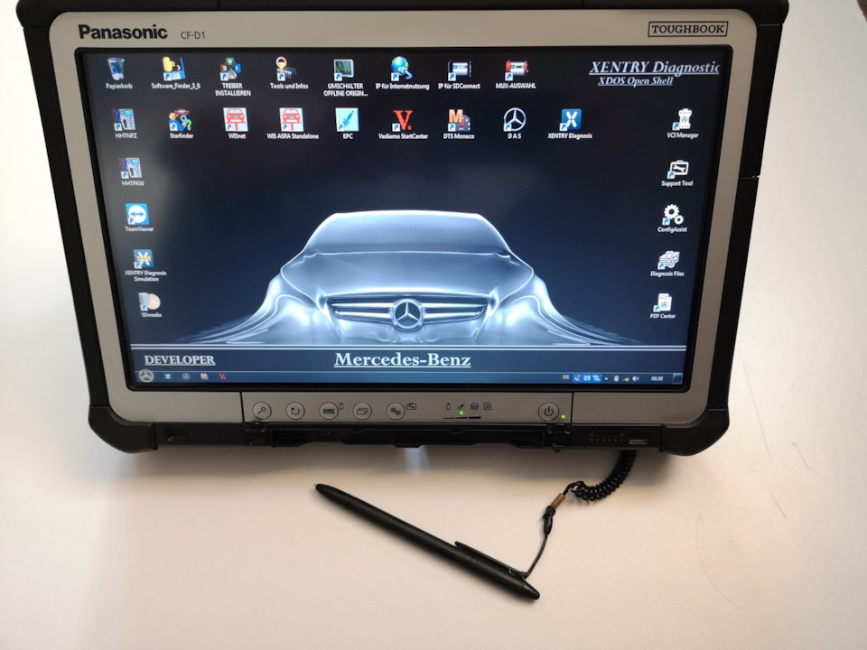 Star Diagnose, Xentry и Panasonic CF-D1 Toughbook — Mercedes-Benz E ...