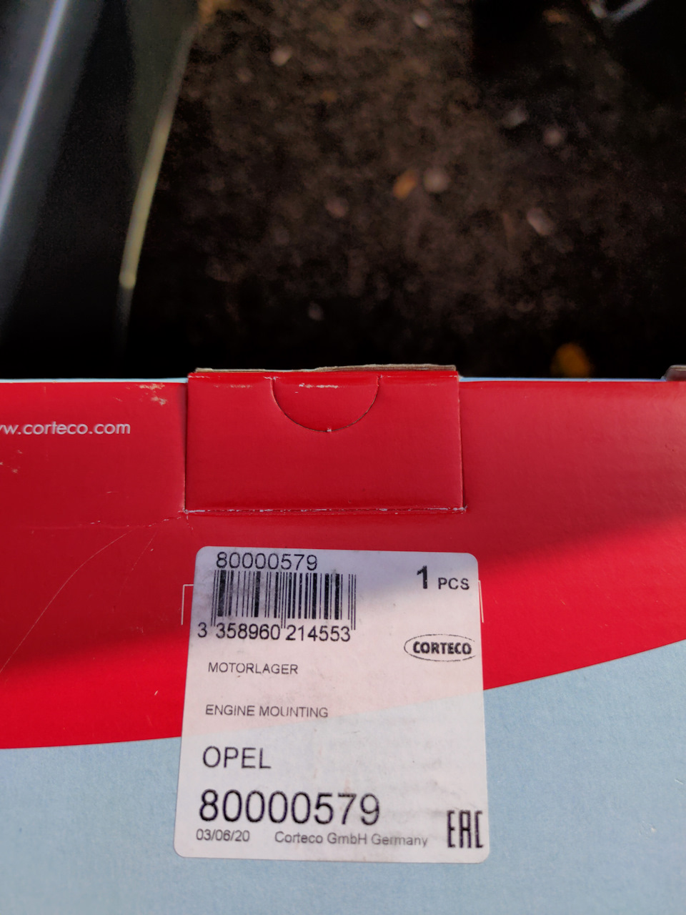 80000579 Подвеска, автоматическая коробка передач CORTECO | Запчасти на ...