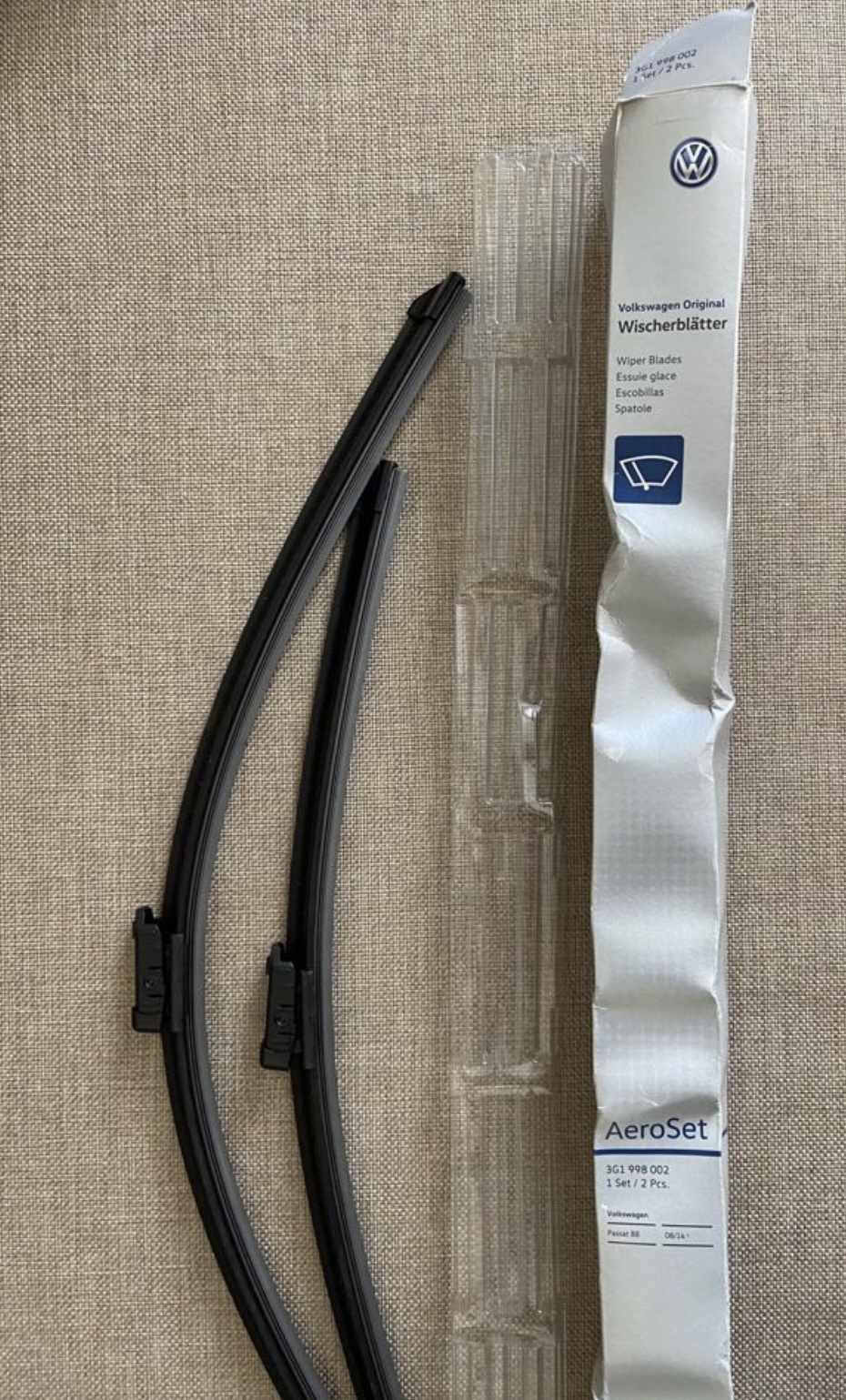 3G1998002 Комплект щеток VAG | Запчасти на DRIVE2