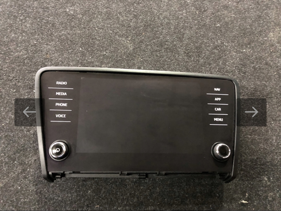 Help! Вопрос по экрану Amundsen mib 2,5. Планка — Skoda Octavia A7 Mk3, 1,8 л, 2017 года ...