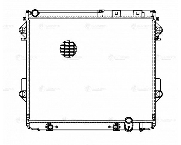 LRC1924 Радиатор охлаждения для автомобилей Toyota Land Cruiser 200 (07 ...