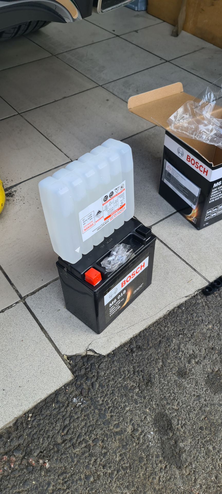 Замена аккумуляторов — Mercedes-Benz GL-Class (X166), 3 л, 2015 года ...