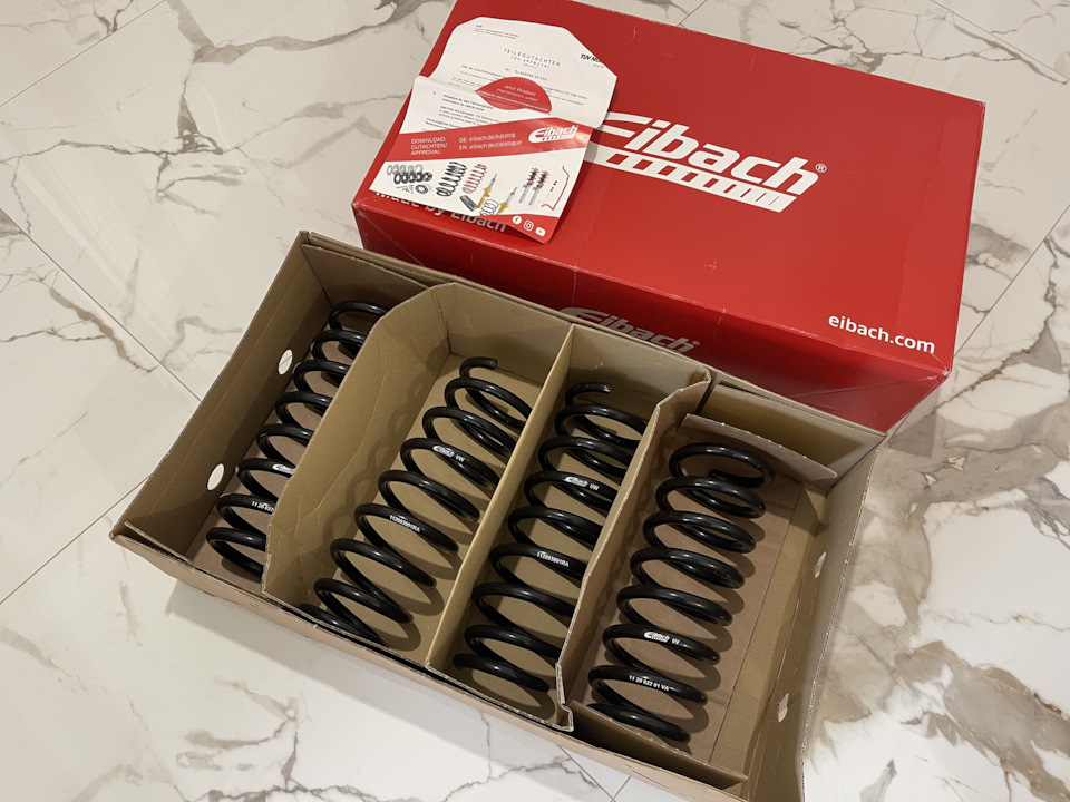 Пружины Eibach -30 — BMW 5 series (G30), 2 л, 2019 года | стайлинг | DRIVE2