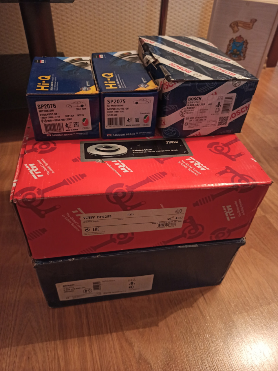 SP2075 Колодки тормозные передние SANGSIN | Запчасти на DRIVE2