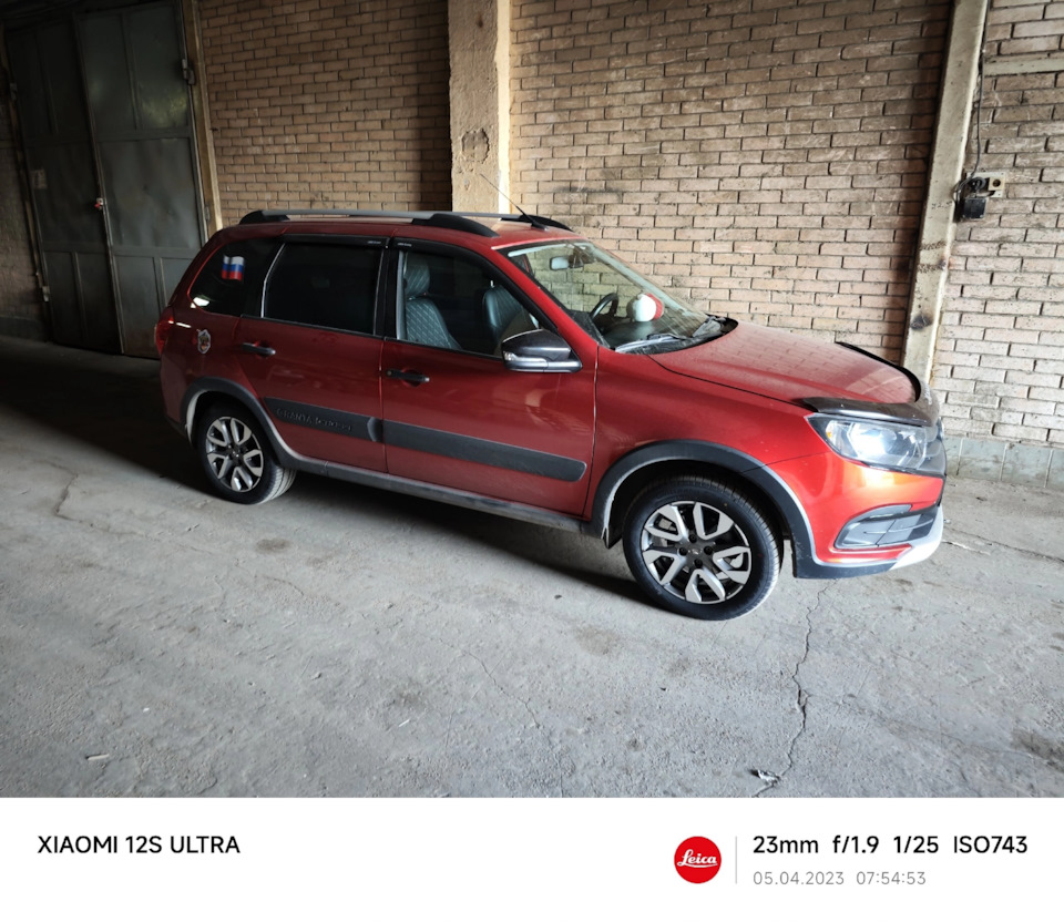 Переобулись.4апреля. — Lada Гранта Cross, 1,6 л, 2022 года | шины | DRIVE2