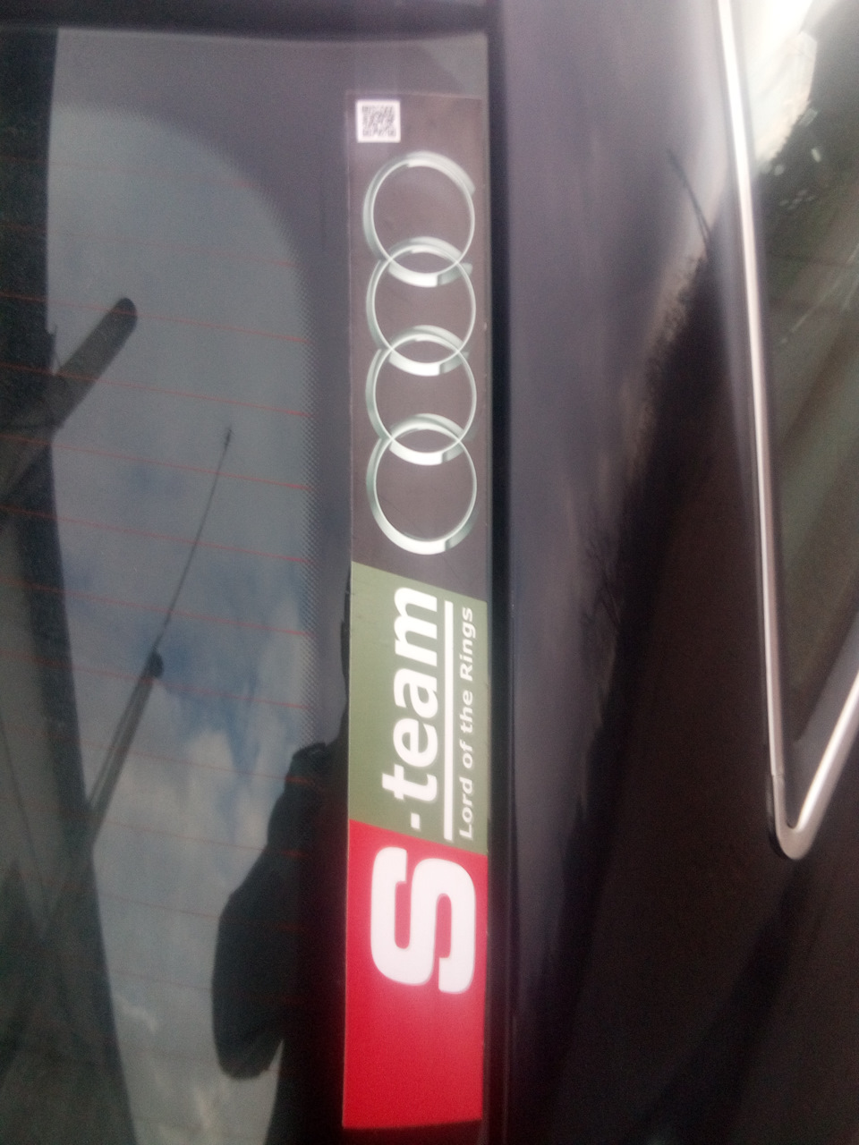 Наклейка S-team — Audi A6 Avant (C5), 2,5 л, 2002 года | аксессуары ...