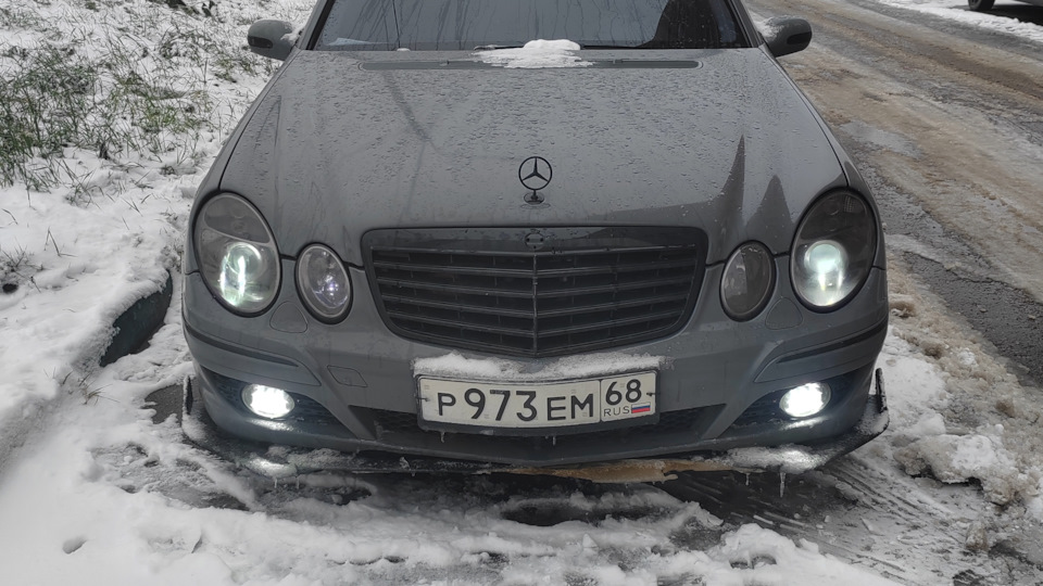Mercedes-Benz E-Class (W211) 3.2 бензиновый 2003 | Nardo grey на DRIVE2