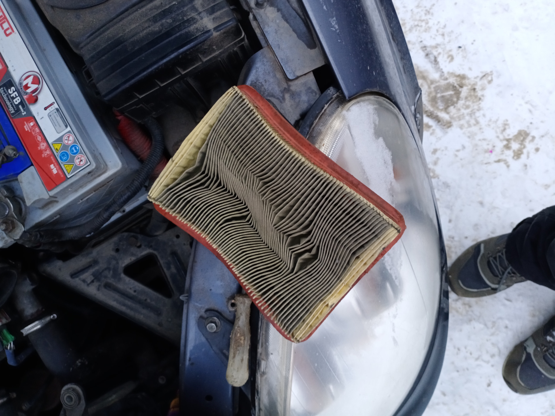 Замена воздушного фильтра и масленый про запас — Lifan Breez, 1,3 л ...