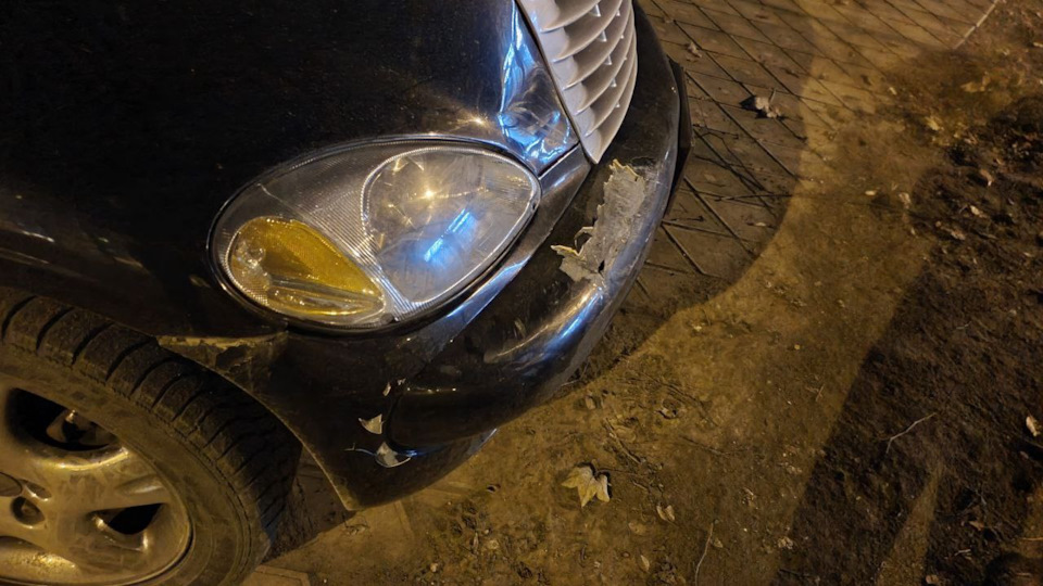 Здравствуй … новый год. — Chrysler PT Cruiser, 2 л, 2001 года | ДТП ...