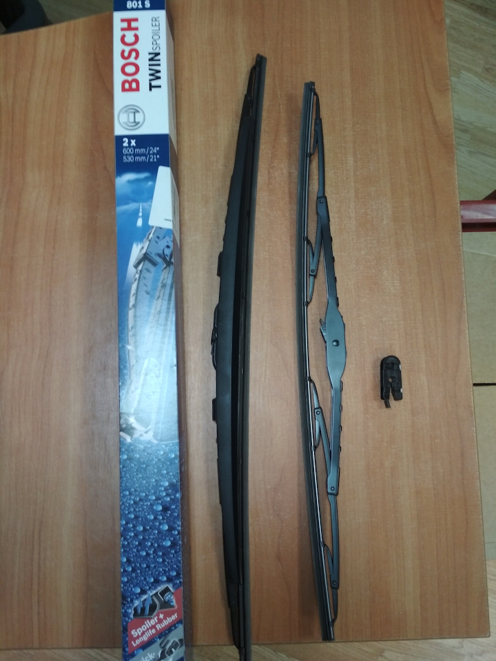 3397001802 СТЕКЛООЧИСТИТЕЛИ TWIN СО СПОЙЛЕРОМ [801S] 600/530 ММ BOSCH ...