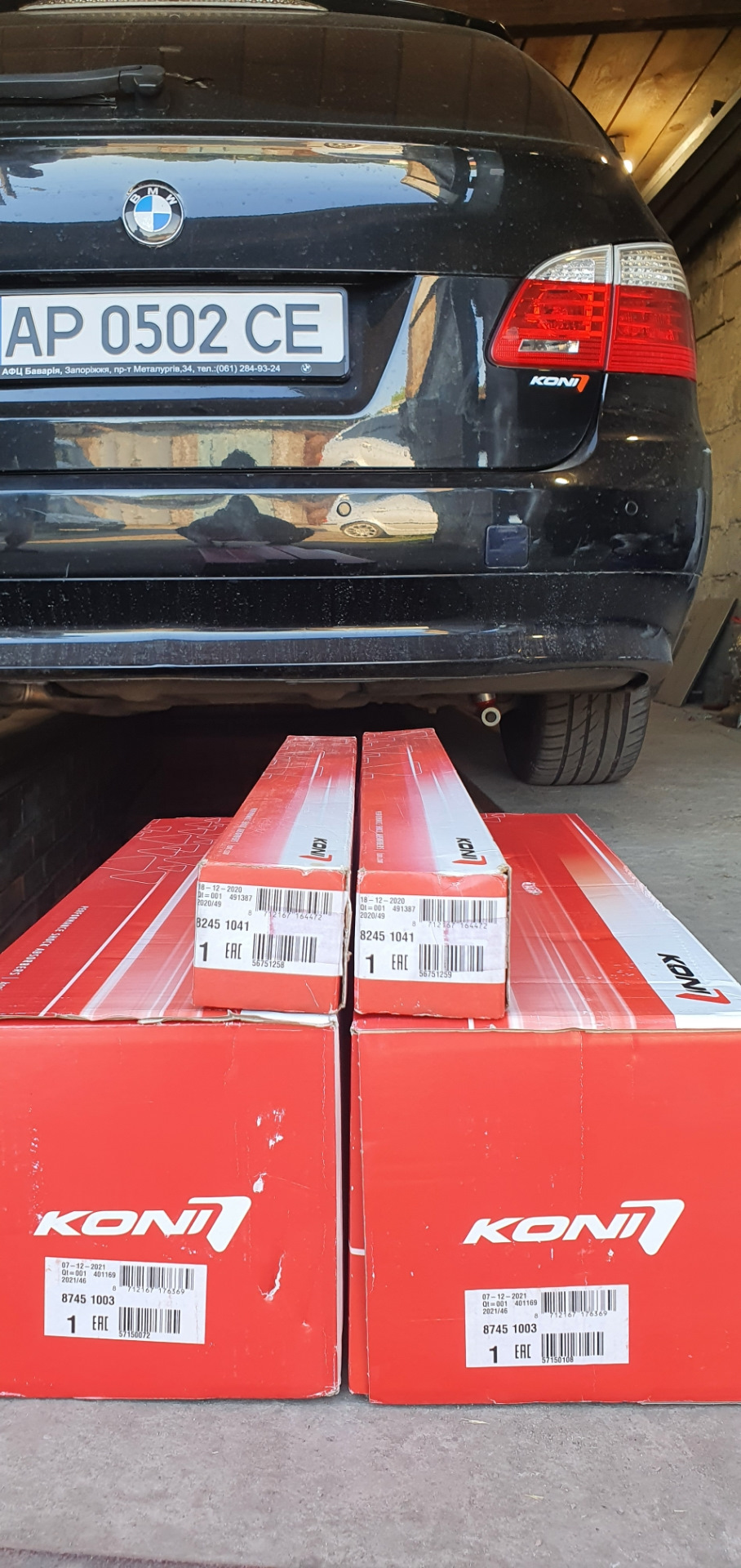 Koni — BMW 5 series Touring (E61), 3 л, 2007 года | тюнинг | DRIVE2