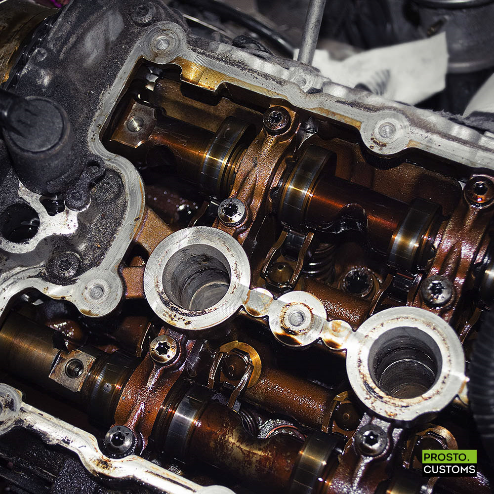 Замена ГРМ на CAJA + капиталка — Audi A6 (C6), 3 л, 2010 года | визит ...