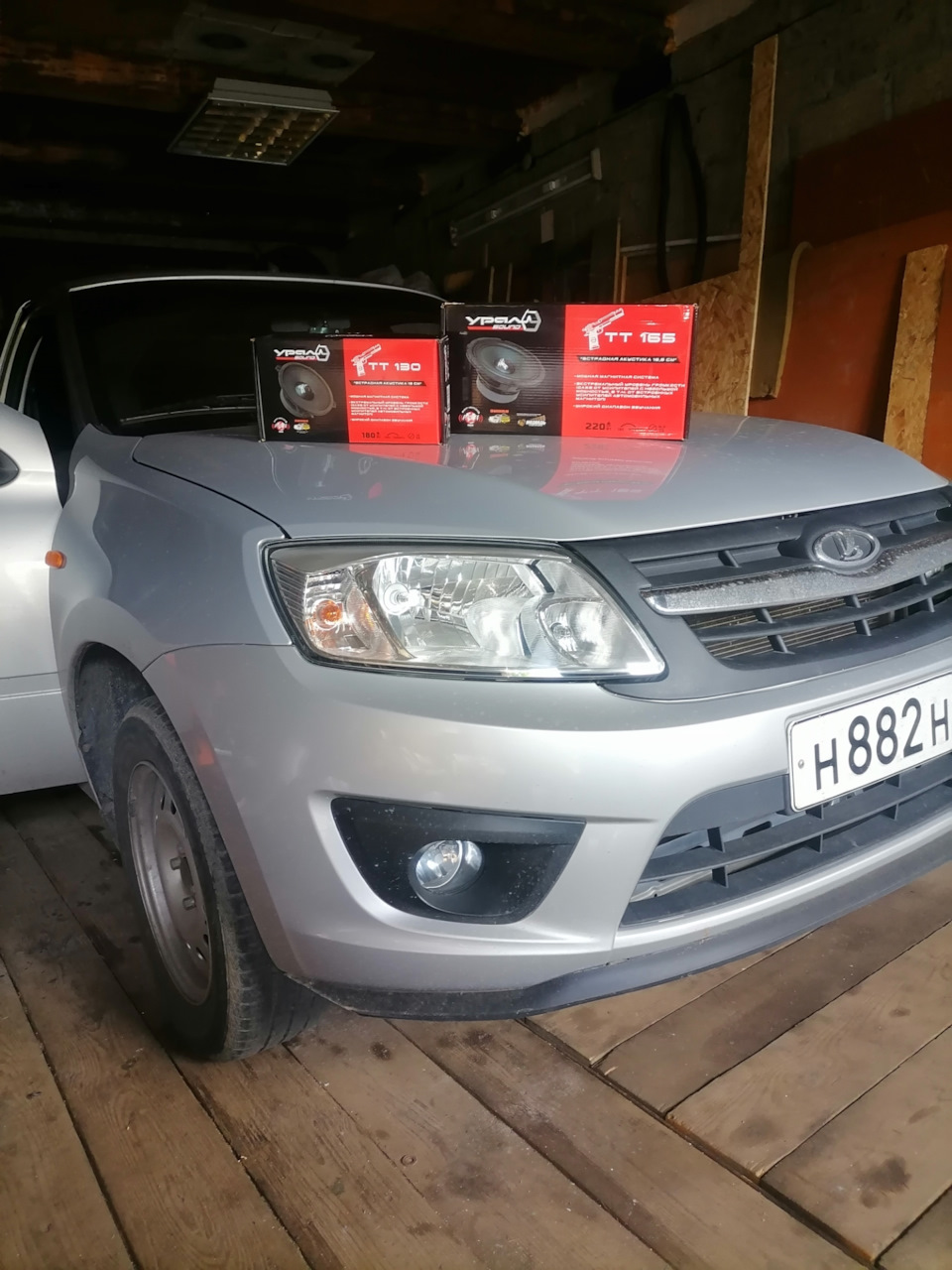 Новые Динамики в Гранту 😁👻 — Lada Гранта (1G), 1,6 л, 2013 года ...