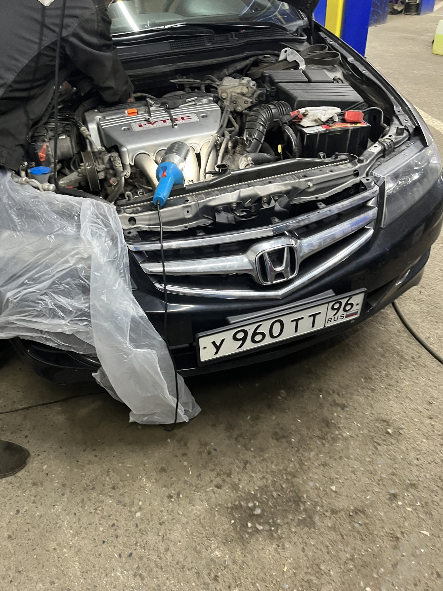 Полная замена системы A/C — Honda Accord (7G), 2,4 л, 2007 года | визит на сервис | DRIVE2