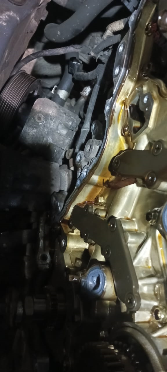 Замена прокладок масляных каналов. — Nissan Murano II, 3,5 л, 2011 года ...