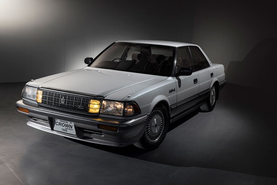 Журнал Gazoo.Фотосессия MS137 в виде старого каталога. — Toyota Crown (S130), 2 л, 1988 года ...