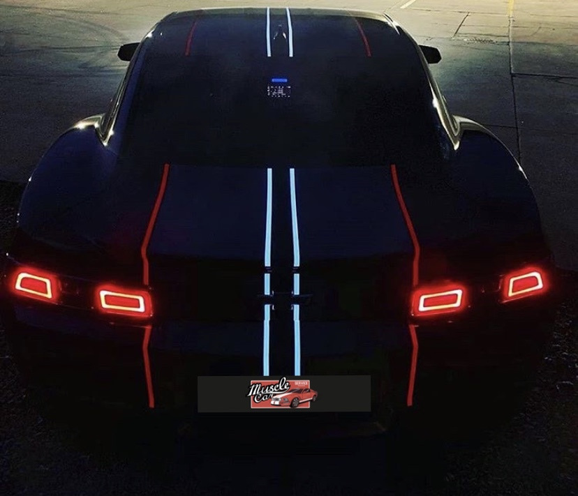 Новый подход к нанесению страйпов на ваших коней! — Muscle Car Service ...