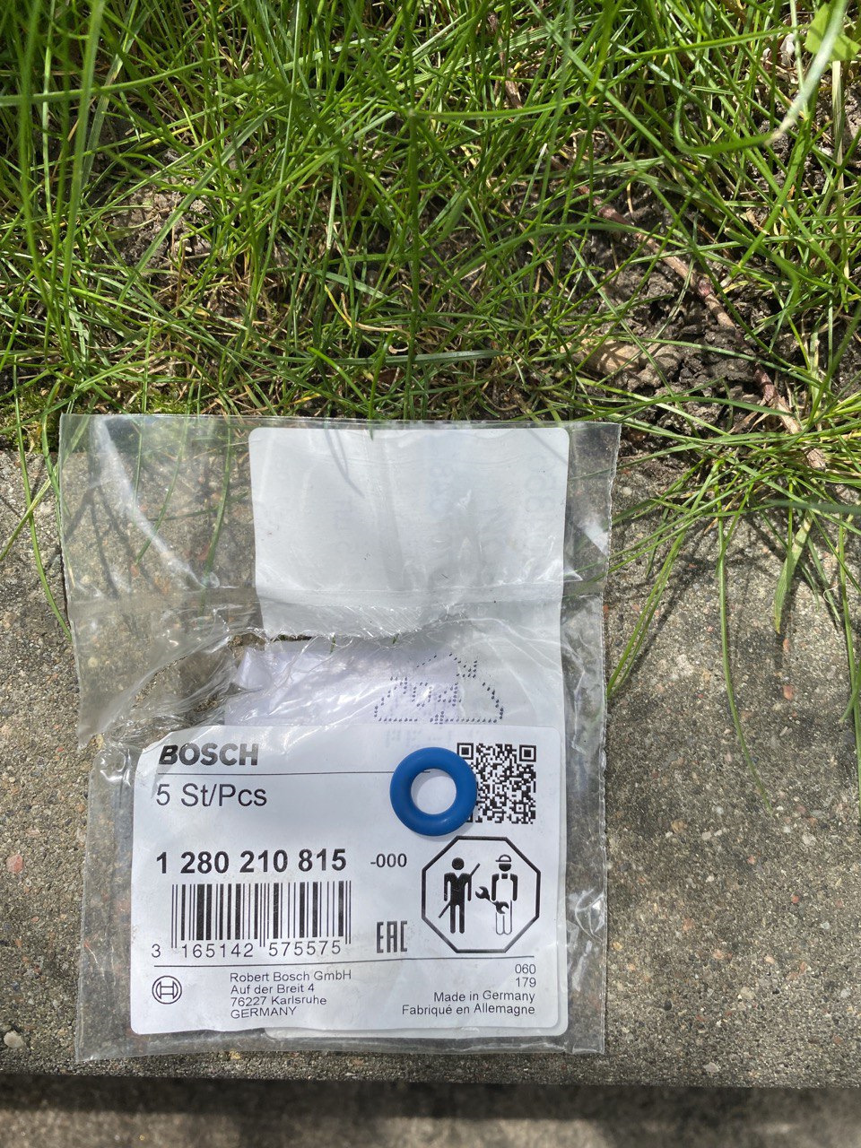 1280210815 Уплотнительное кольцо BOSCH | Запчасти на DRIVE2