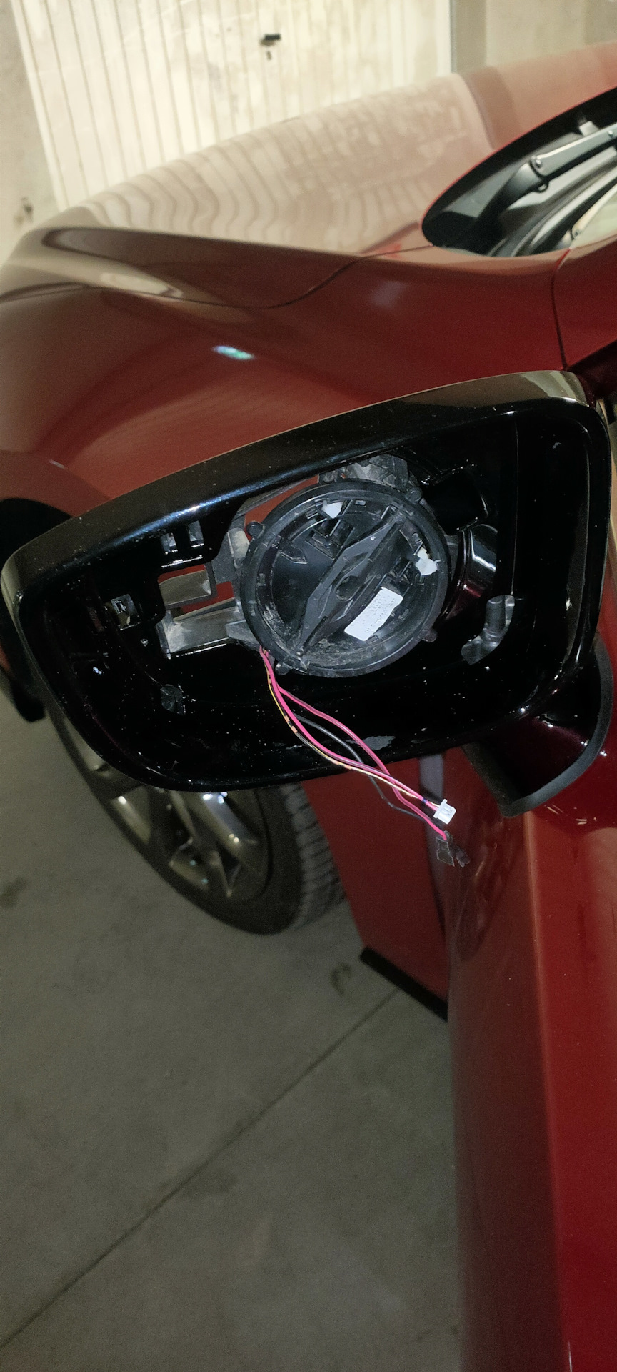 Установка зеркал от рестайла + их доработка. — Mazda 3 (3G) BM, 2,2 л ...