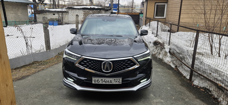 Не выдержала душа поэта. Ставим губу mugen — Acura RDX (3G), 2 л, 2019 ...