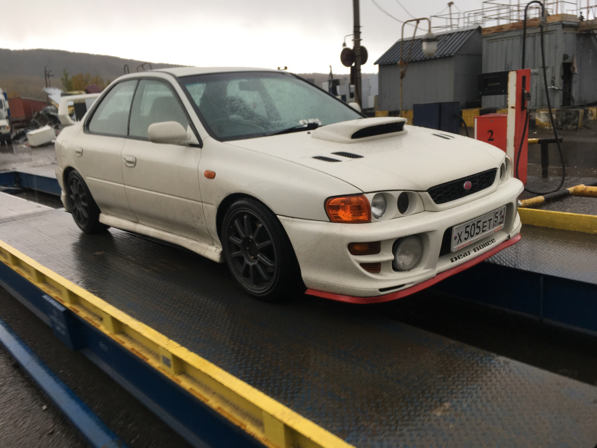 Взвешивание. — Subaru Impreza WRX STI (GC), 2 л, 1998 года | просто так ...