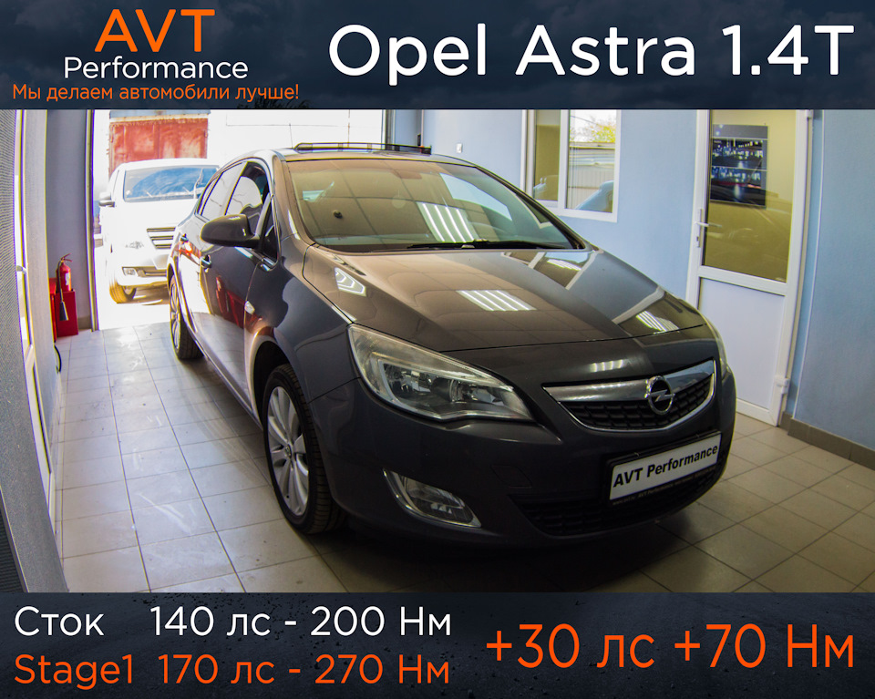 Чип тюнинг Opel Astra 1.4T — AVT Performance на DRIVE2