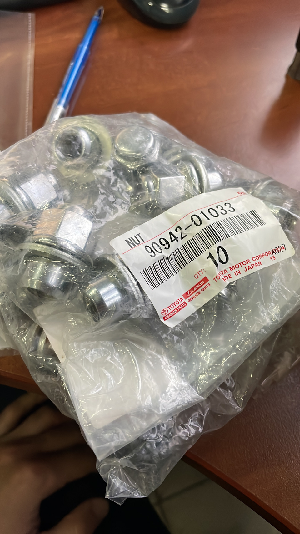9094201033 гайка колеса TOYOTA LEXUS | Запчасти на DRIVE2