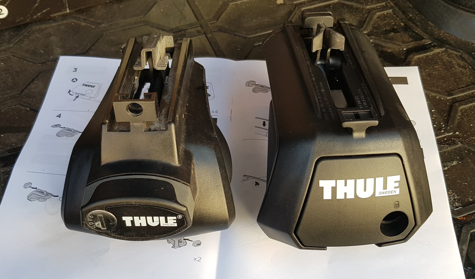 Комплект опор Thule 710400 + комплект аэродинамических дуг Thule ...