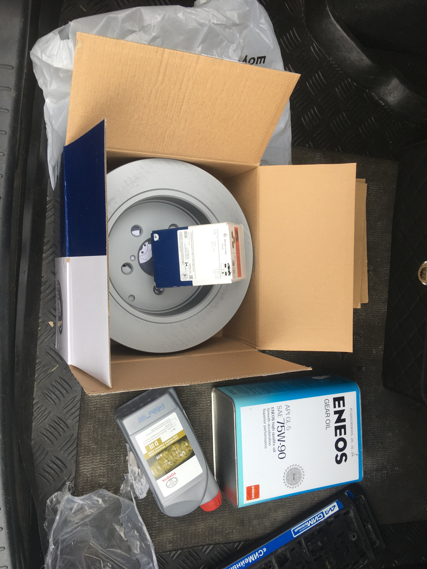 Подготовка к зиме — Toyota Avensis II, 2 л, 2006 года | плановое ТО ...