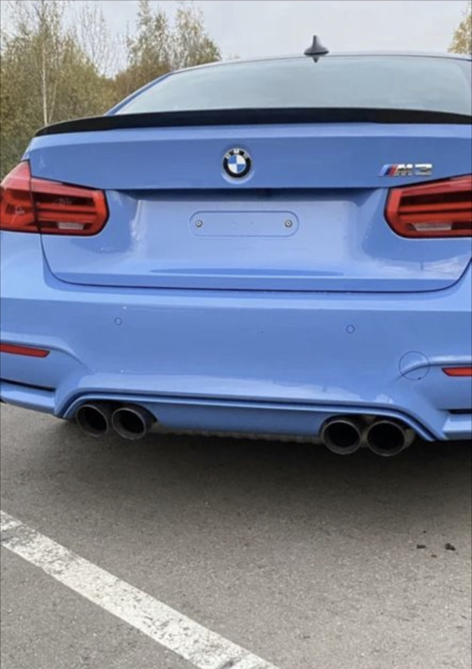 Диффузор заднего бампера BMW m3/4 f80/82 на BMW M3 (F80), BMW M4 Coupe ...