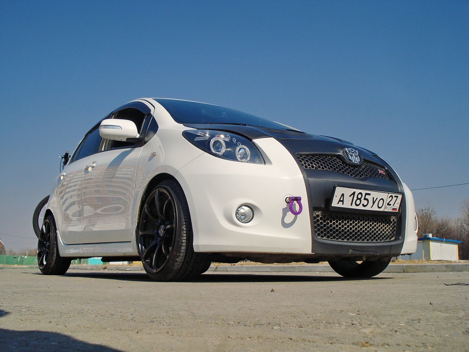 Переобулся и походу ждёт снова занижение — Toyota Vitz (90), 1,5 л, 2006 года | шины | DRIVE2