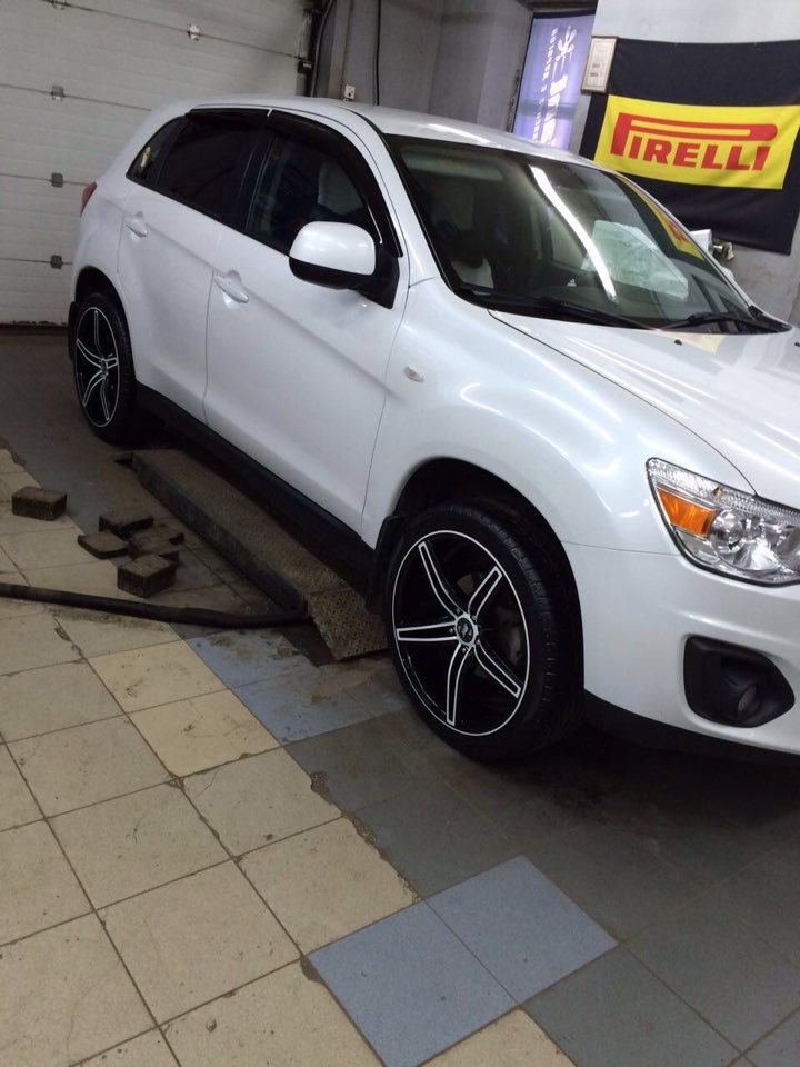 А вот и собрали лето)))) — Mitsubishi ASX, 1,8 л, 2013 года | колёсные ...