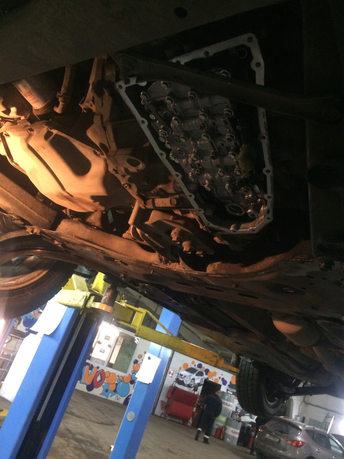 11# Замена масла в вариаторе. — Nissan Qashqai (2G), 2 л, 2014 года ...