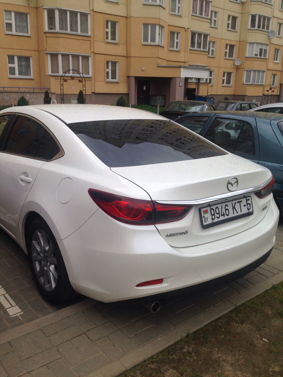 задняя тонировка, без нее не как… — Mazda 6 (3G) GJ, 2 л, 2013 года | стайлинг | DRIVE2