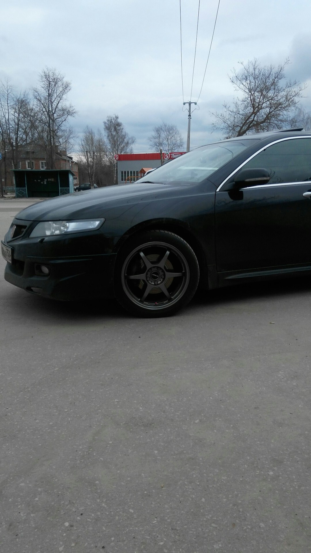 Новые тапки R18 BuddyClub+Hankook S1 — Honda Accord (7G), 2,4 л, 2008 года | колёсные диски | DRIVE2