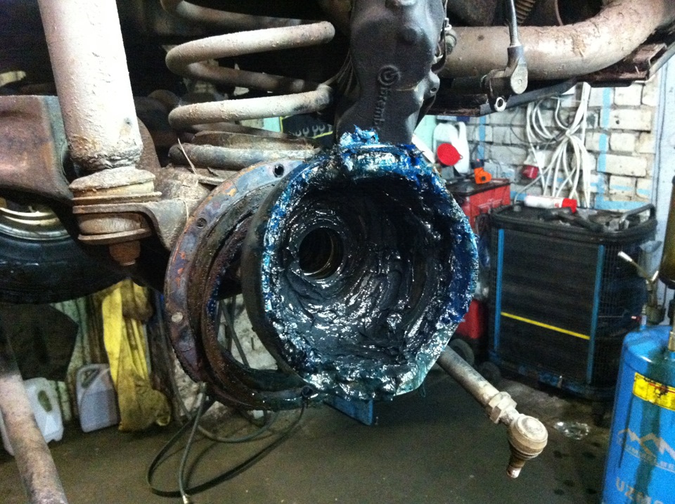 Ревизия переднего моста — Mercedes-Benz G-Class (W463 1G), 3 л, 1998 ...