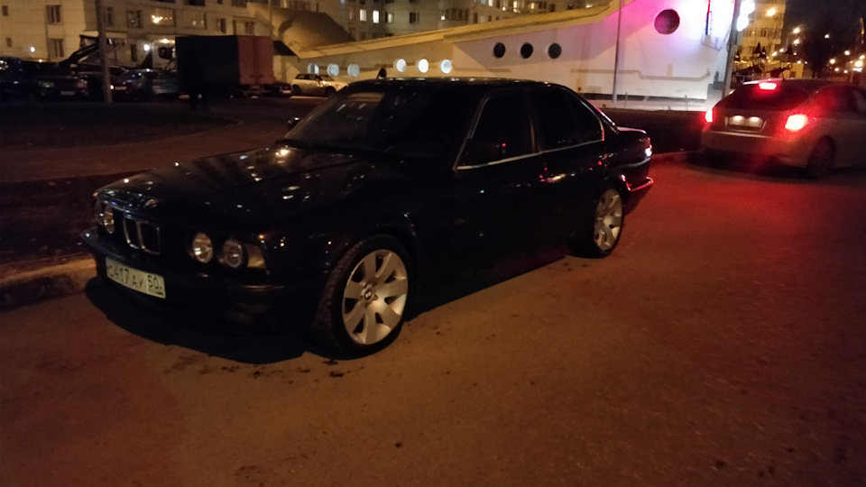 Установка сигнализации с автозапуском kgb fx-10 — BMW 5 series (E34), 2 л, 1992 года ...