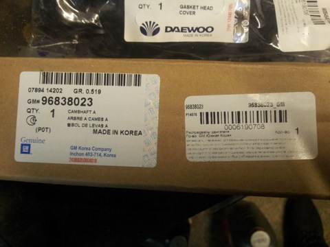 96838023 Распредвал CHEVROLET GM | Запчасти на DRIVE2