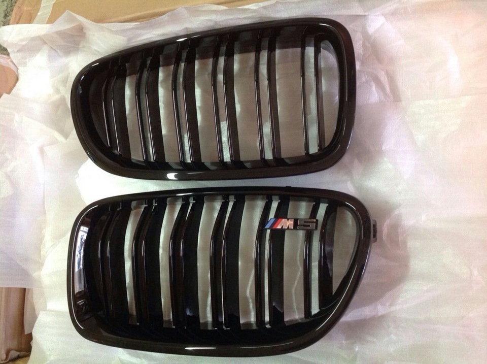 🎲Решетки радиатора ///М5 — BMW 5 series (F10), 2 л, 2012 года ...