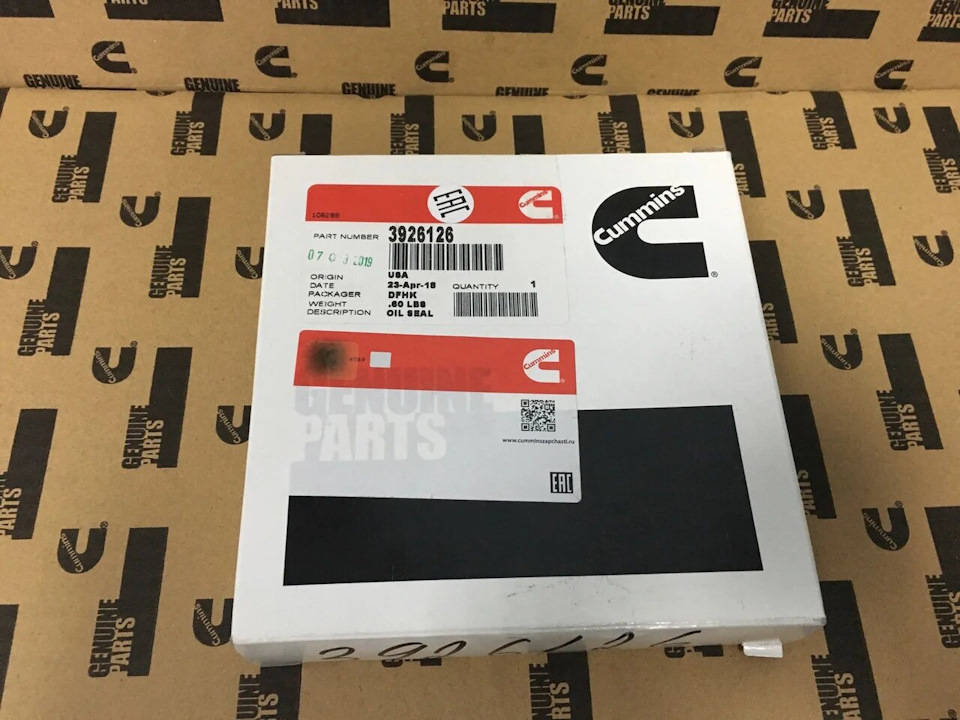 Сальник коленвала задний с ремонтной втулкой Cummins ISBe 3926126 ...