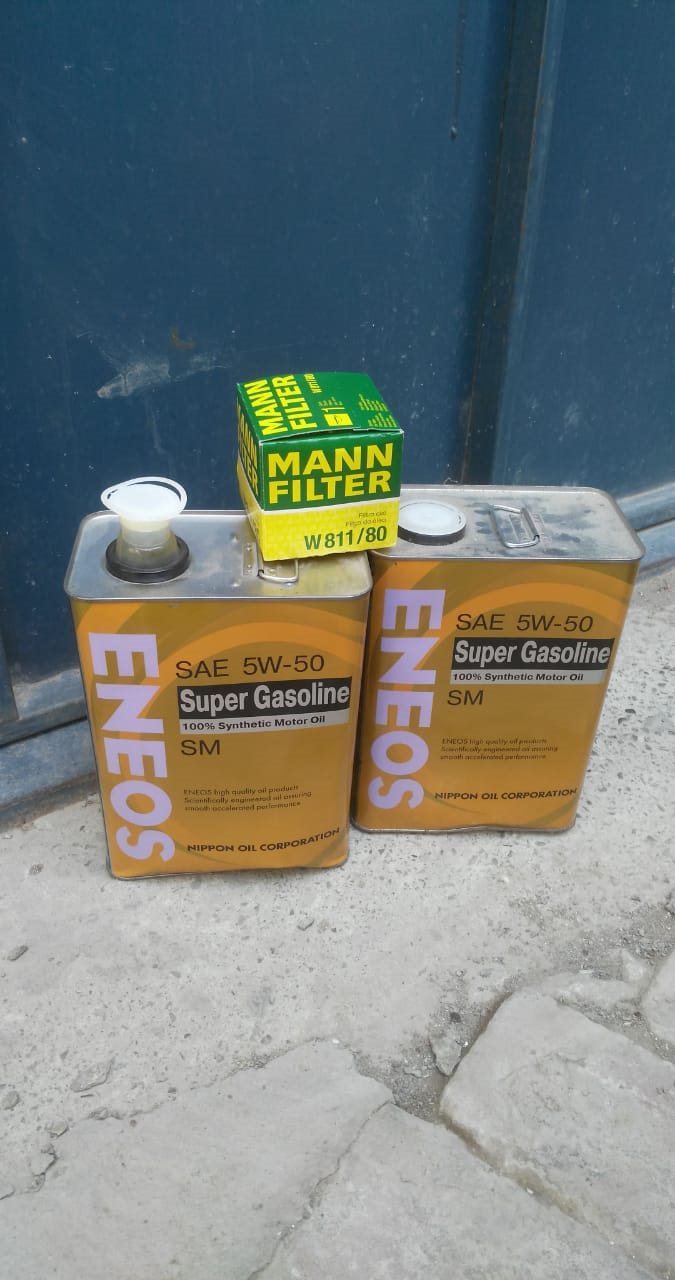 Eneos 5W50. Тизерок — Mitsubishi Montero Sport (1G), 3 л, 2002 года | плановое ТО | DRIVE2