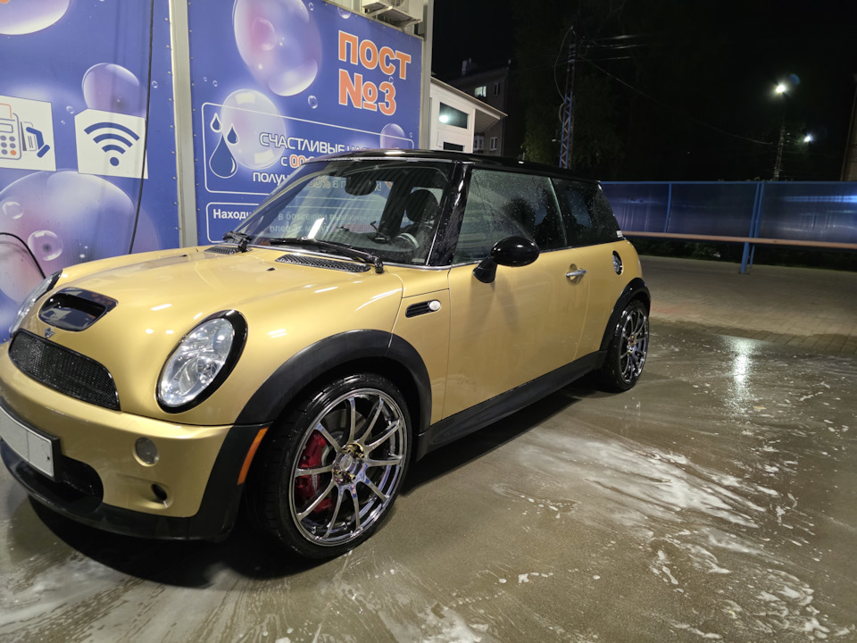 Yokohama Advan RS 18''x7,5j ET42 — MINI Cooper Mk I, 1,6 л, 2003 года ...