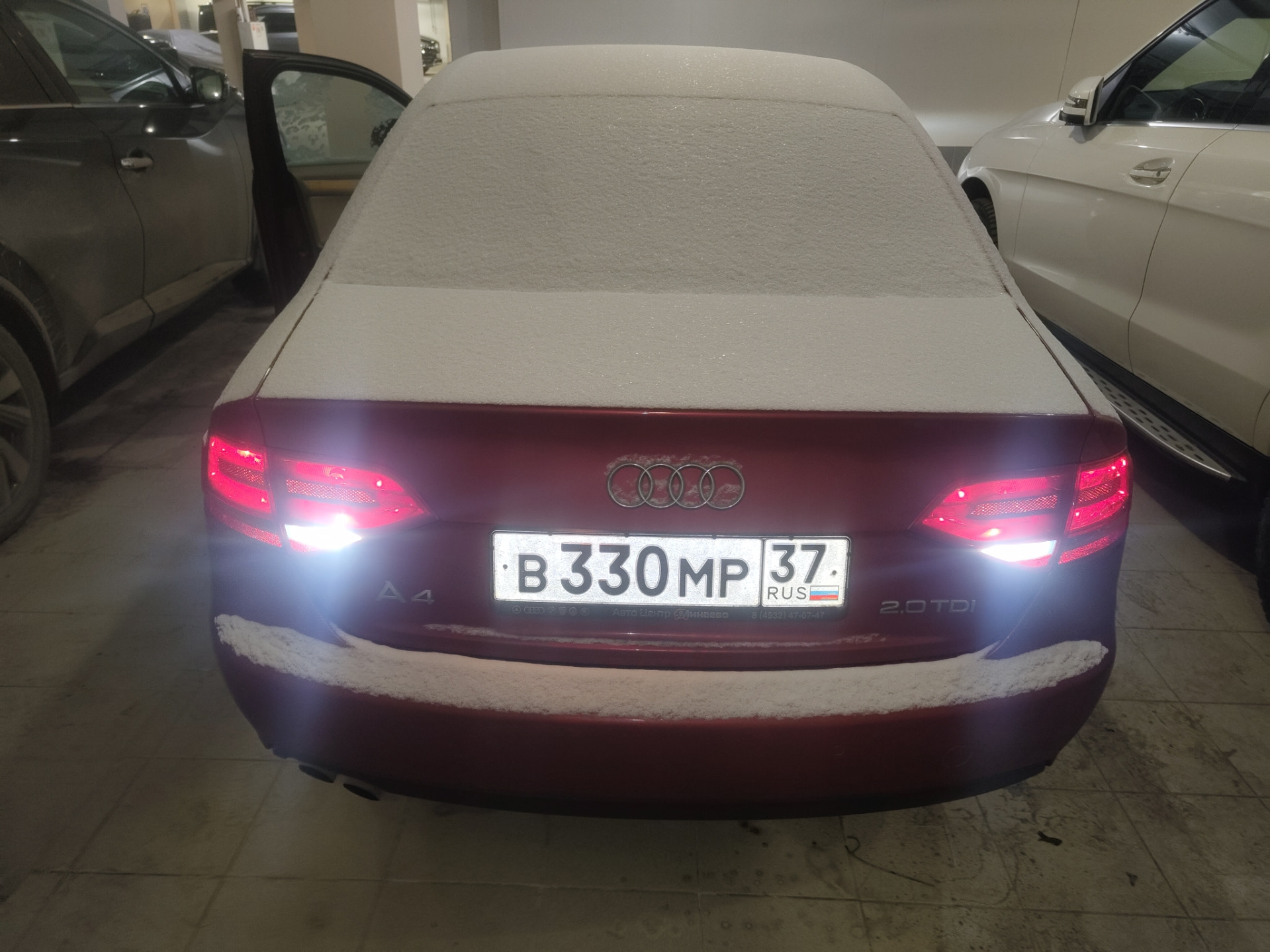 Лампы заднего хода — Audi A4 B8 2 л 2008 года своими руками Drive2