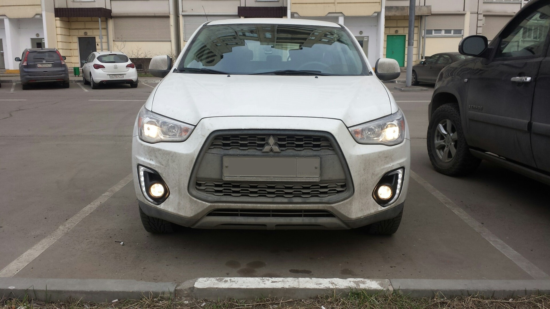 Установил оригинальные ДХО. — Mitsubishi ASX, 1,6 л, 2012 года ...